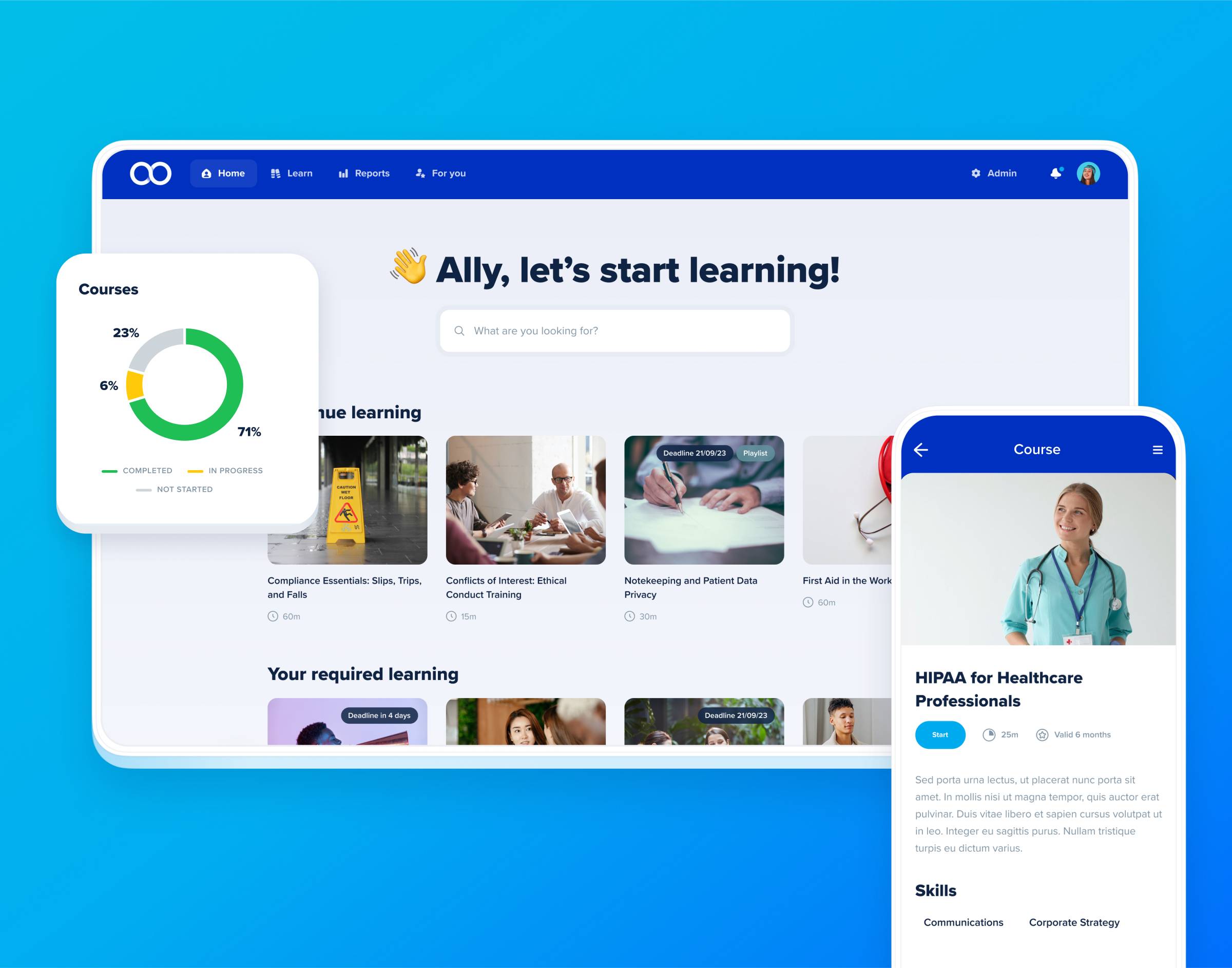 LMS For Healthcare - Healthcare Training Platform | eloomi