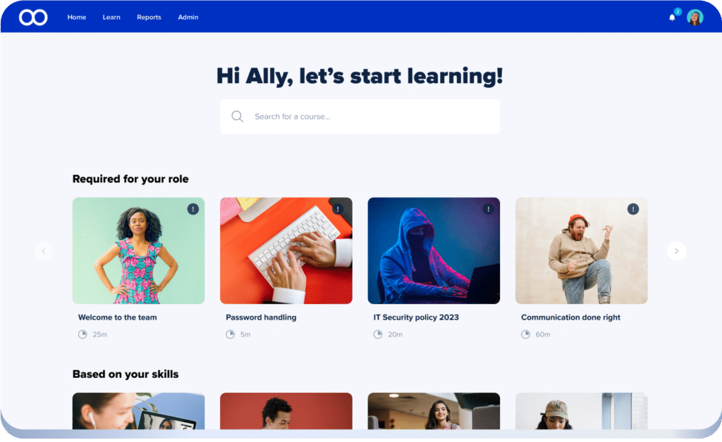 LMS/LXP Software | Impactful Learning & Development with eloomi